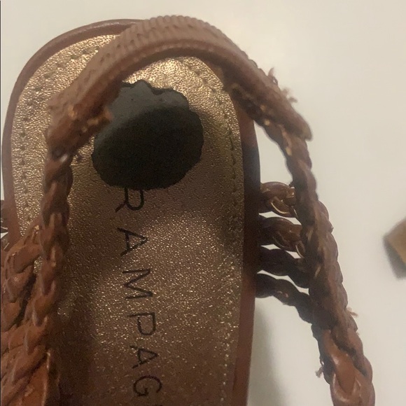 Rampage | Shoes | Rampage Brown Woven Heels | Poshmark